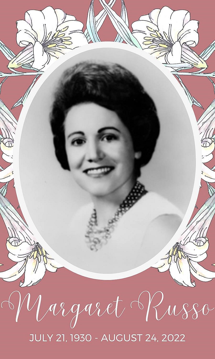 Margaret Russo Obituary - Northridge, CA