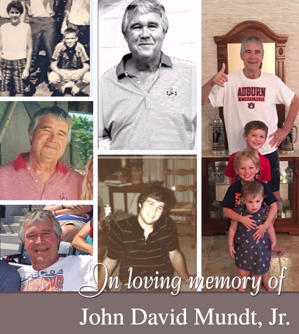 John David Mundt Jr. Obituary - Montgomery, AL
