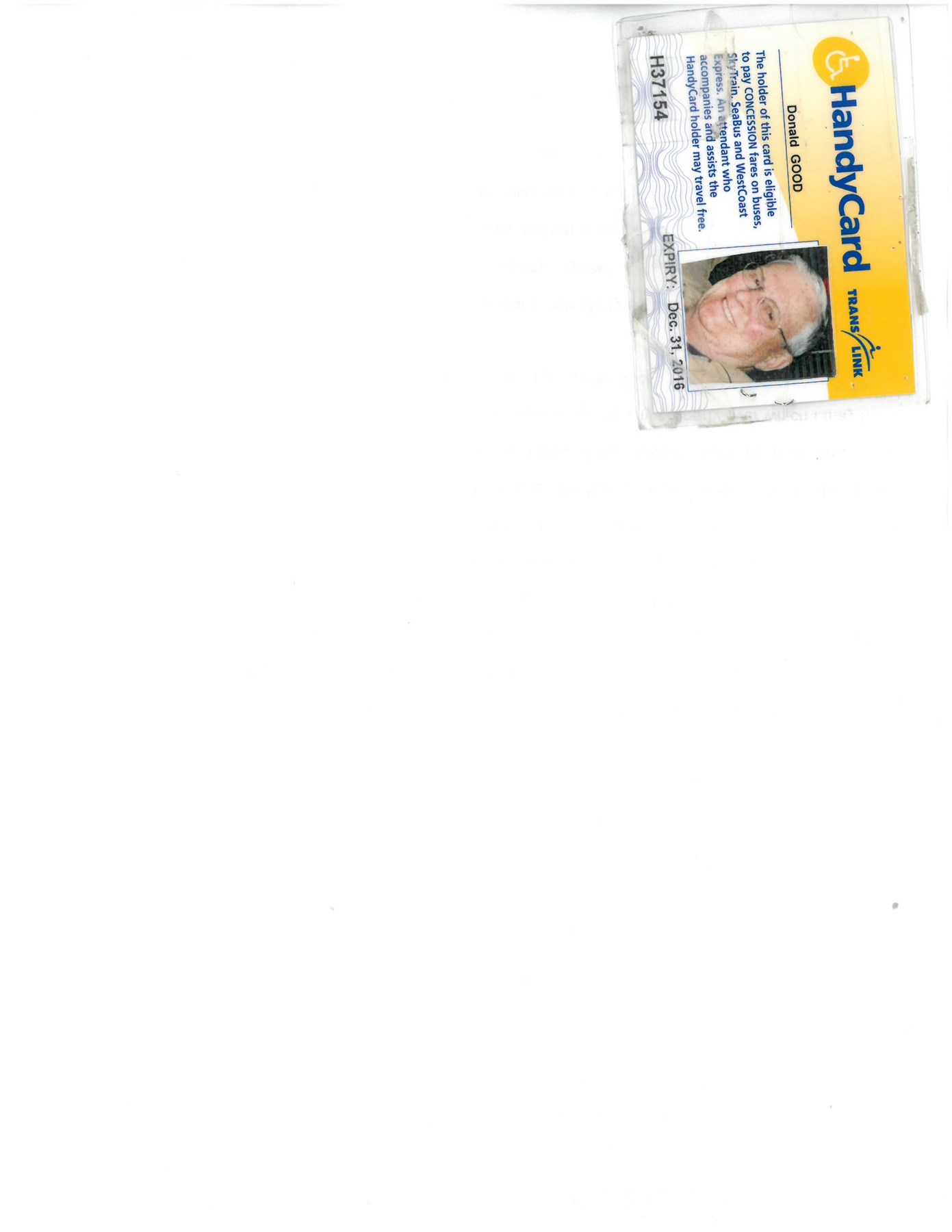 DONALD A GOOD Obituary - Surrey, BC