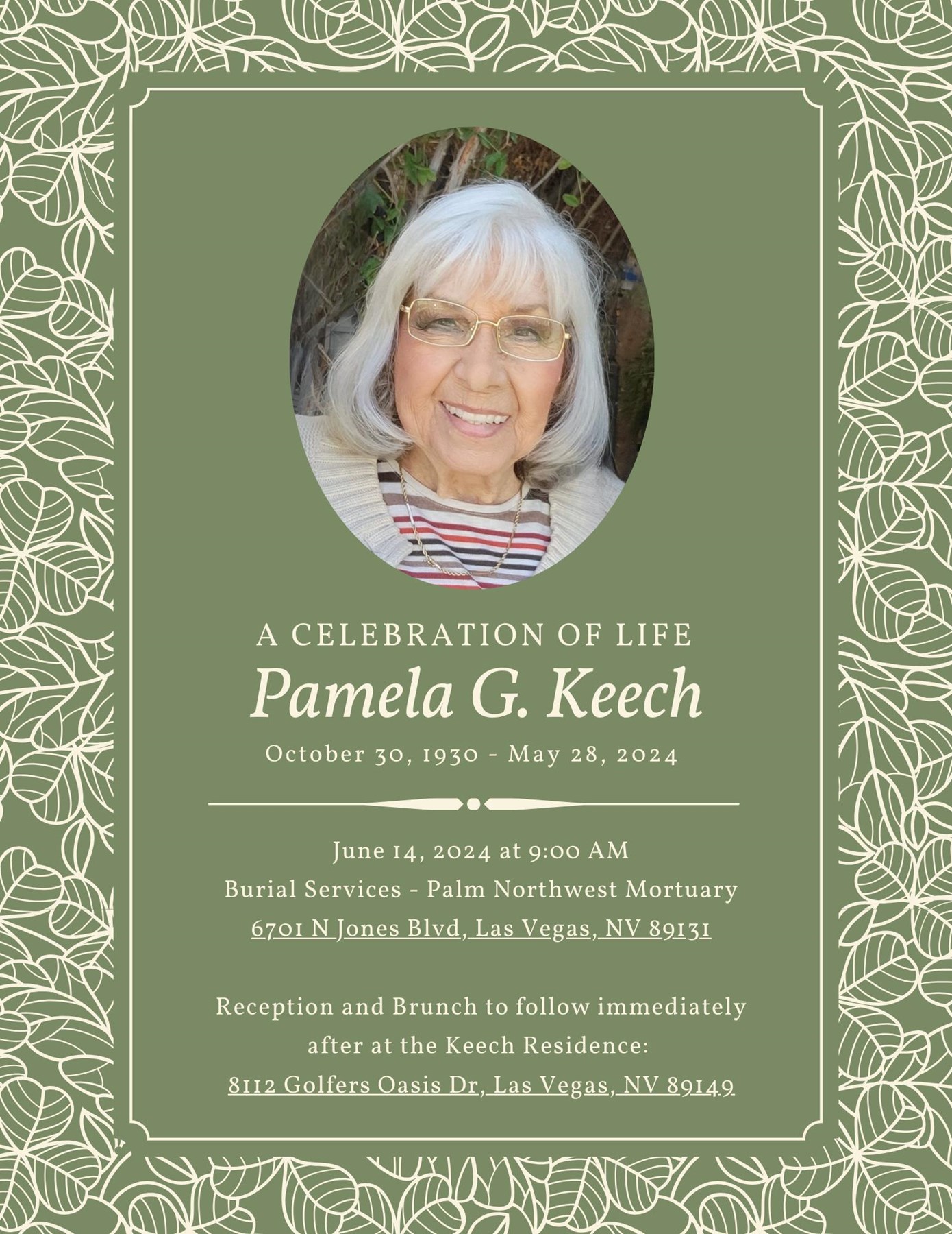 Pamela Keech Obituary - Las Vegas, NV