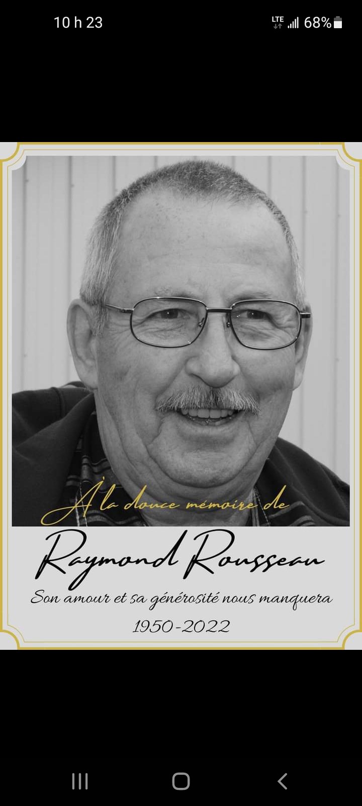 Raymond Rousseau Obituary - La Prairie, QC