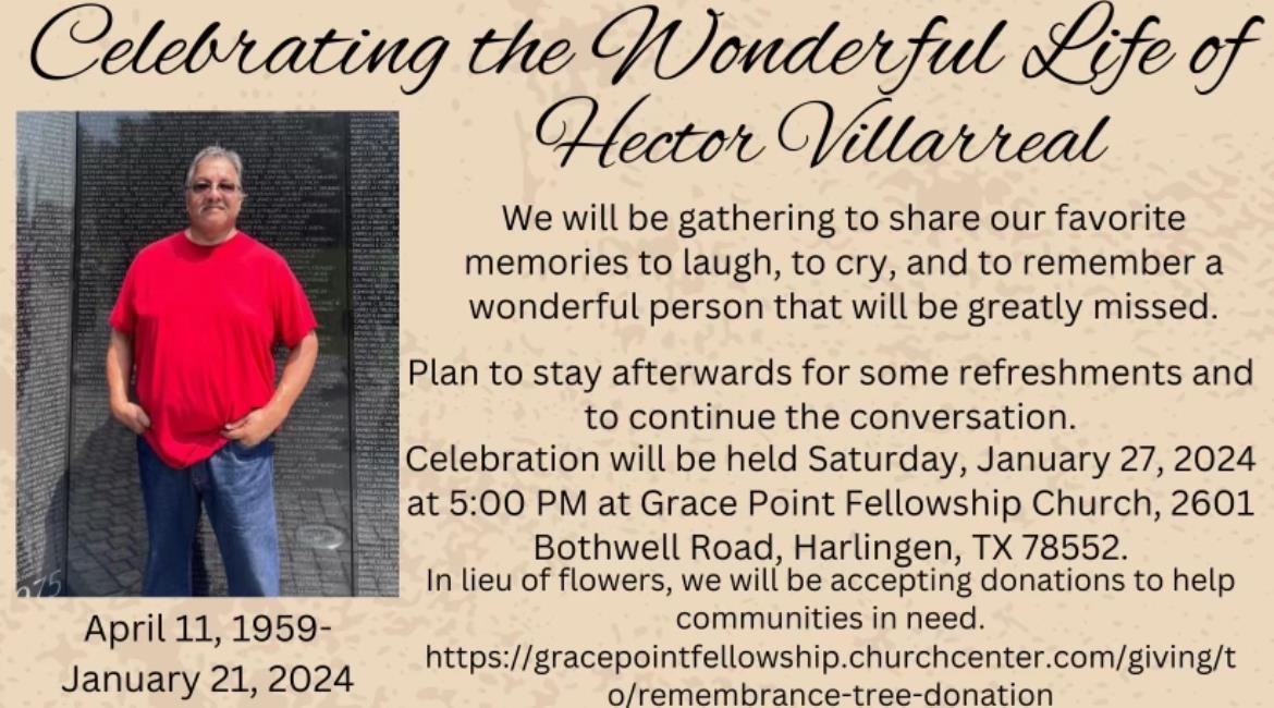 Hector Villarreal Obituary - San Antonio, TX Hector Villarreal Obituary - San Antonio, TX