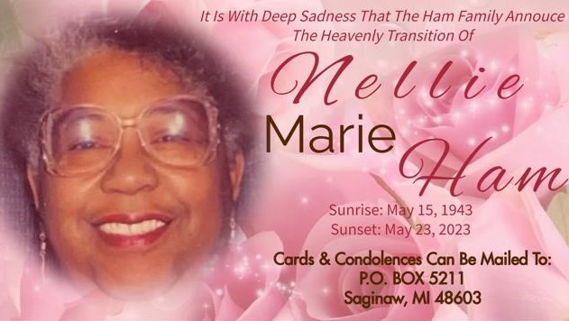 Nellie Marie Ham Obituary - Katy, TX