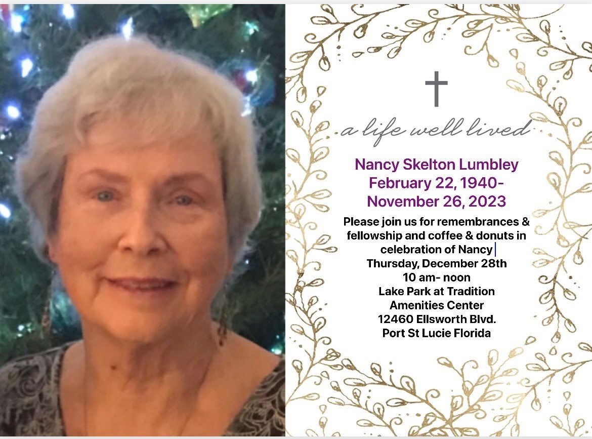 Nancy S. Lumbley Obituary - Port St. Lucie, FL